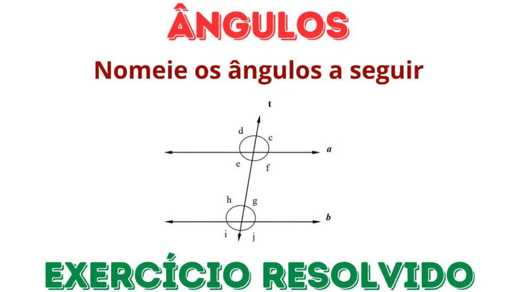 Ângulos: congruentes, alternos, colaterais, correspondentes – CLASSE ...